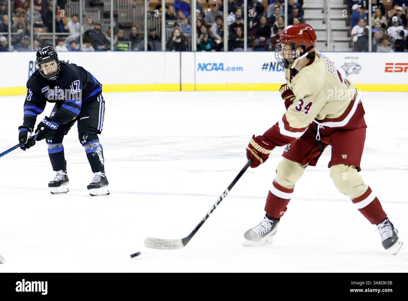MANCHESTER, NH - MARCH 28: Boston College forward Gabe Perreault (34 ...
