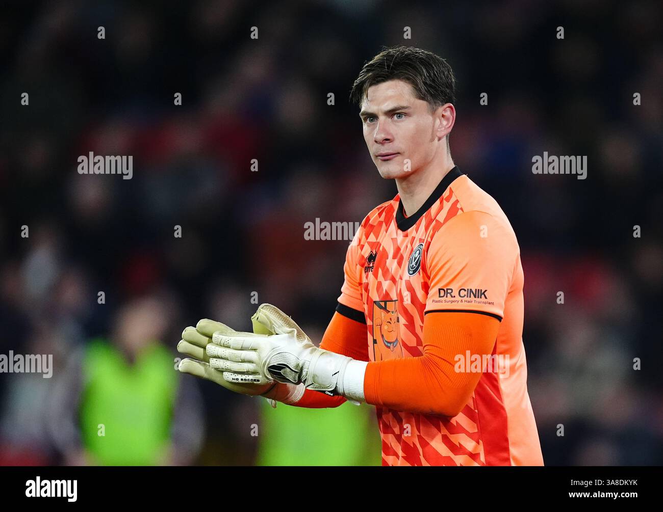Sheffield United goalkeeper Michael Cooper during the Sky Bet ...