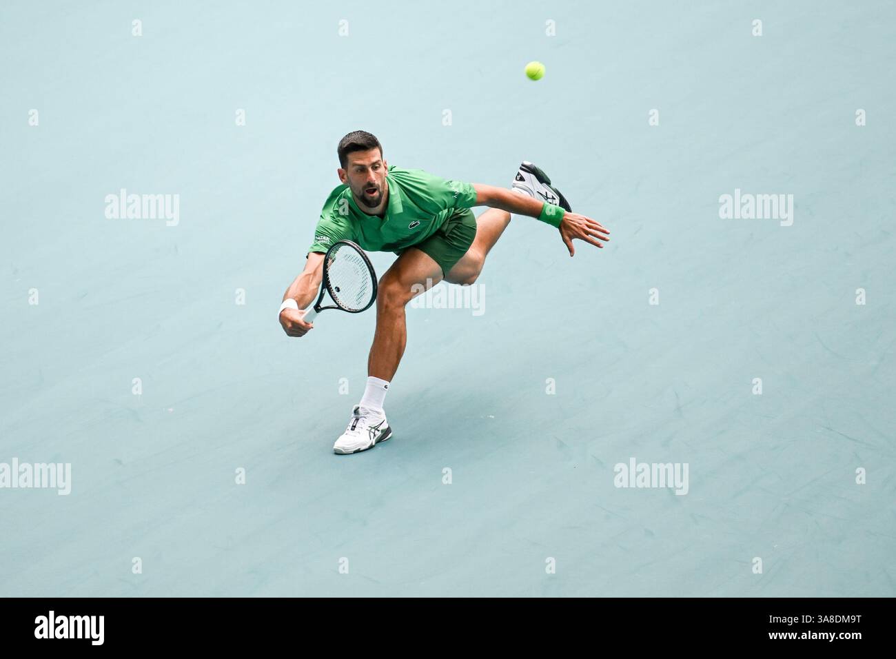 Miami, Florida, USA. 28th Mar, 2025. Novak Djokovic (SRB) defeats ...
