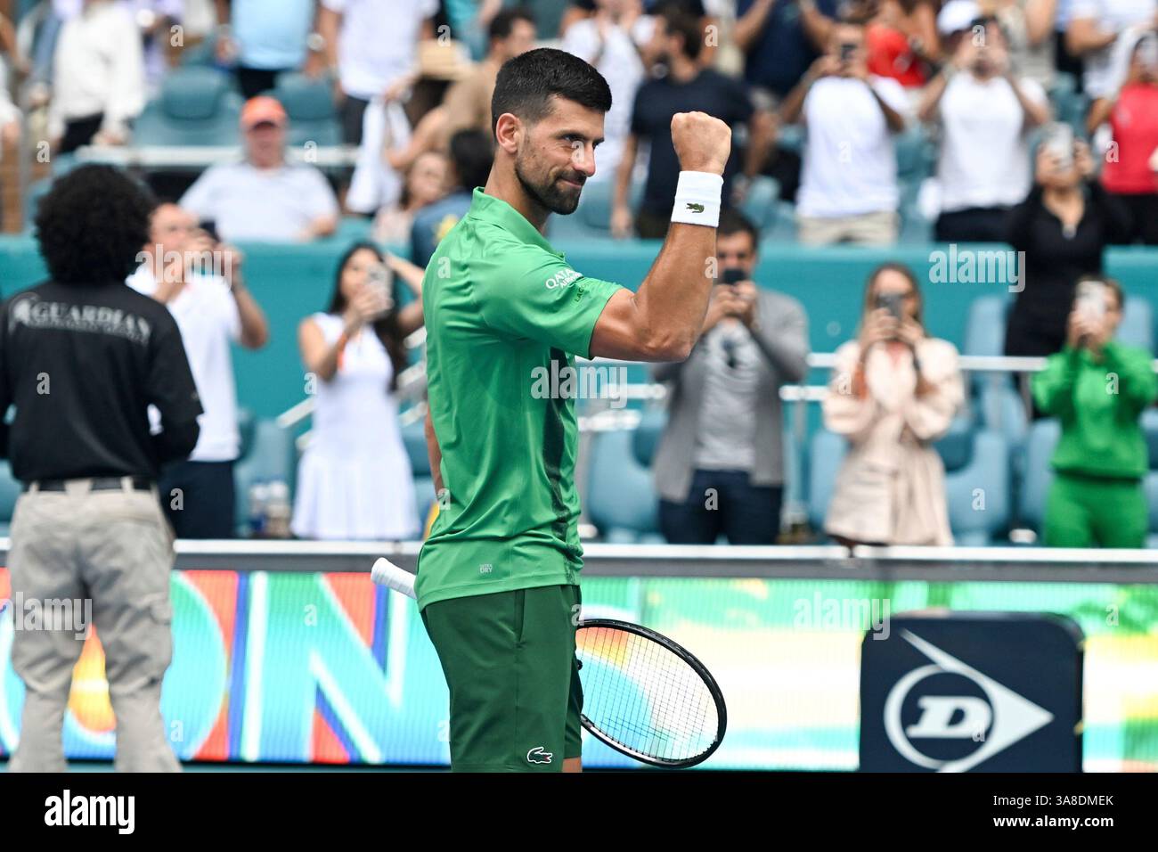 March 28, 2025: Novak Djokovic (SRB) defeats Grigor Dimitrov (BUL) in ...
