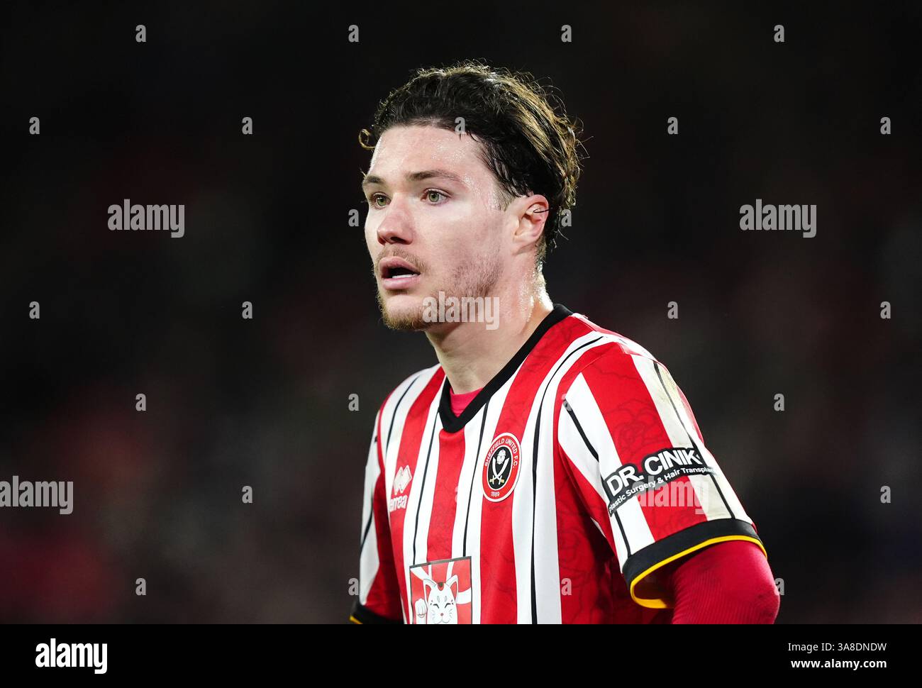 Sheffield United's Callum O'Hare during the Sky Bet Championship match at Bramall Lane ...