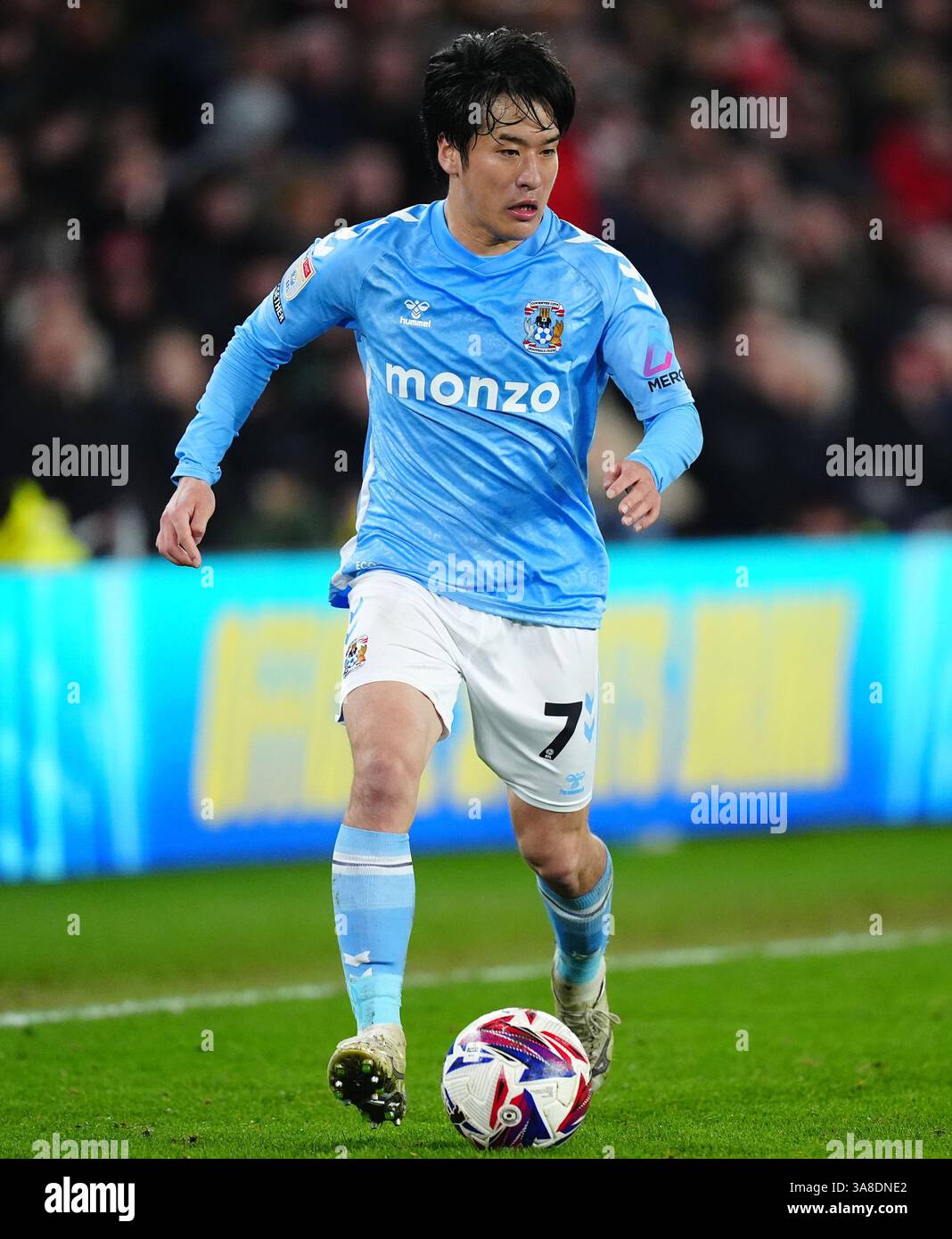 Coventry City's Tatsuhiro Sakamoto during the Sky Bet Championship ...
