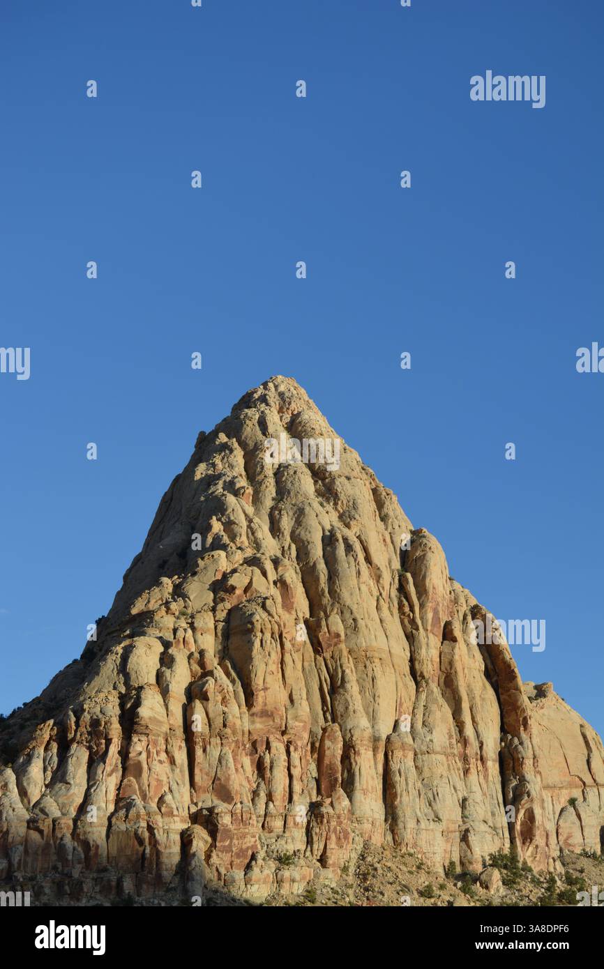 Pectols Pyramid in Capitol Reef National Park Utah Stock Photo - Alamy