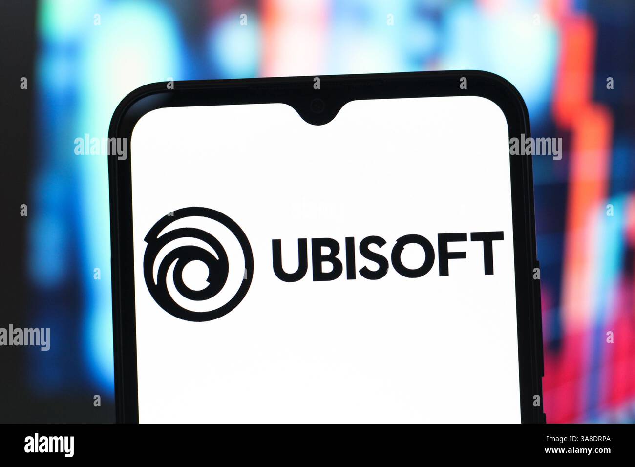 Canada. 28th Mar, 2025. In this photo illustration, the Ubisoft ...