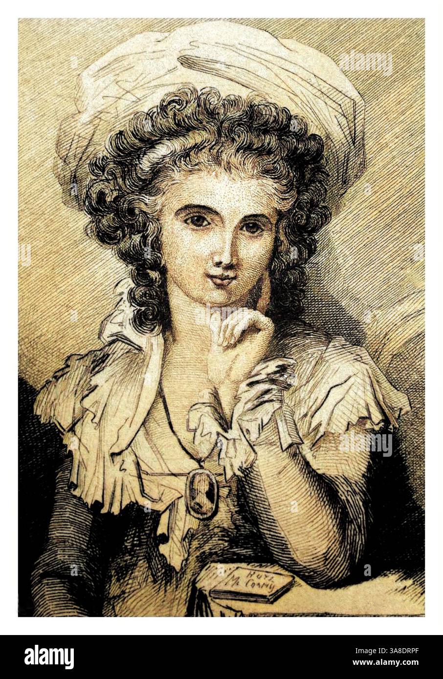 1785 c. GREAT BRITAIN : The italian-british woman painter , musician ...