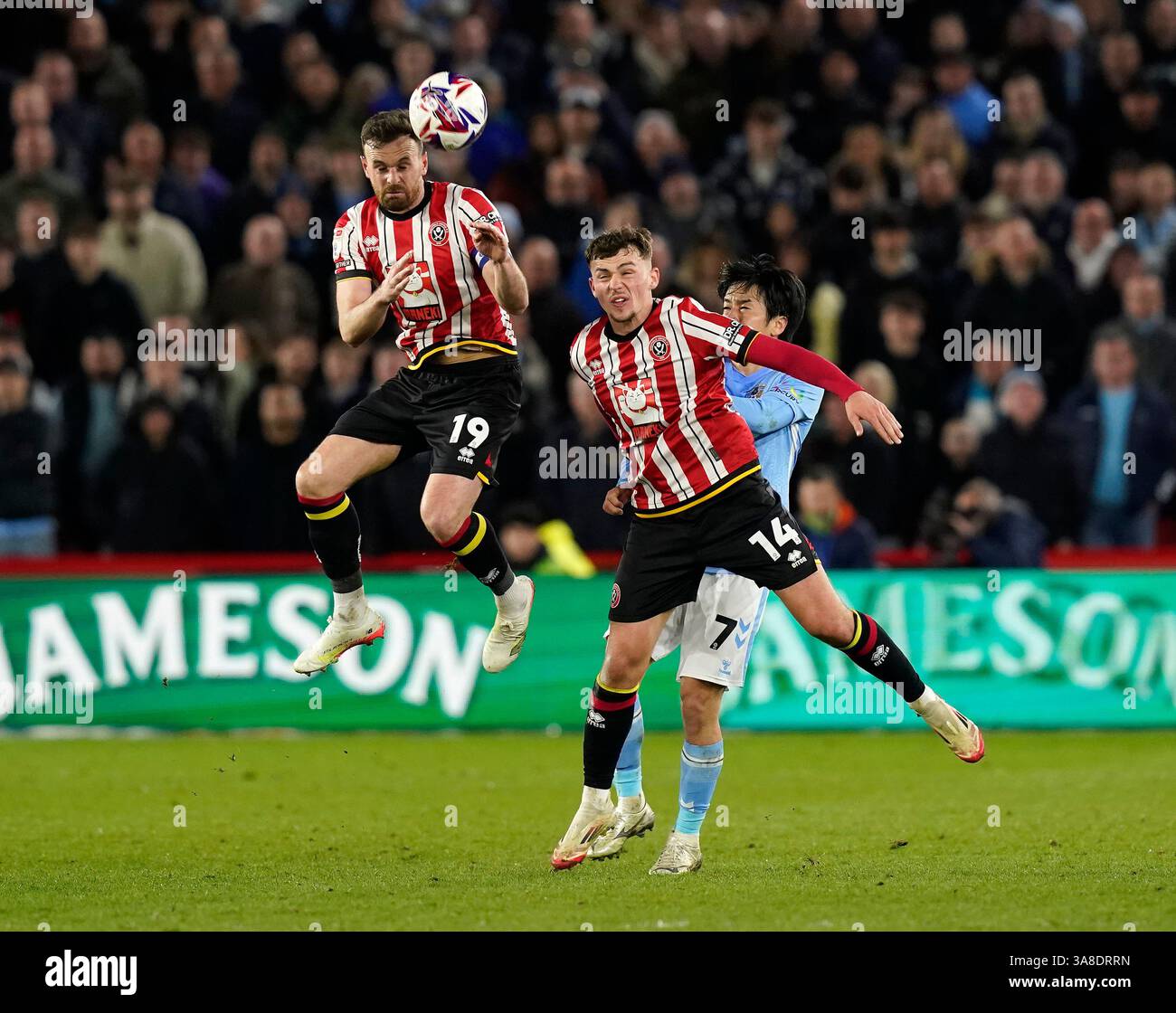 Sheffield, UK. 28th Mar, 2025. Jack Robinson of Sheffield United and ...