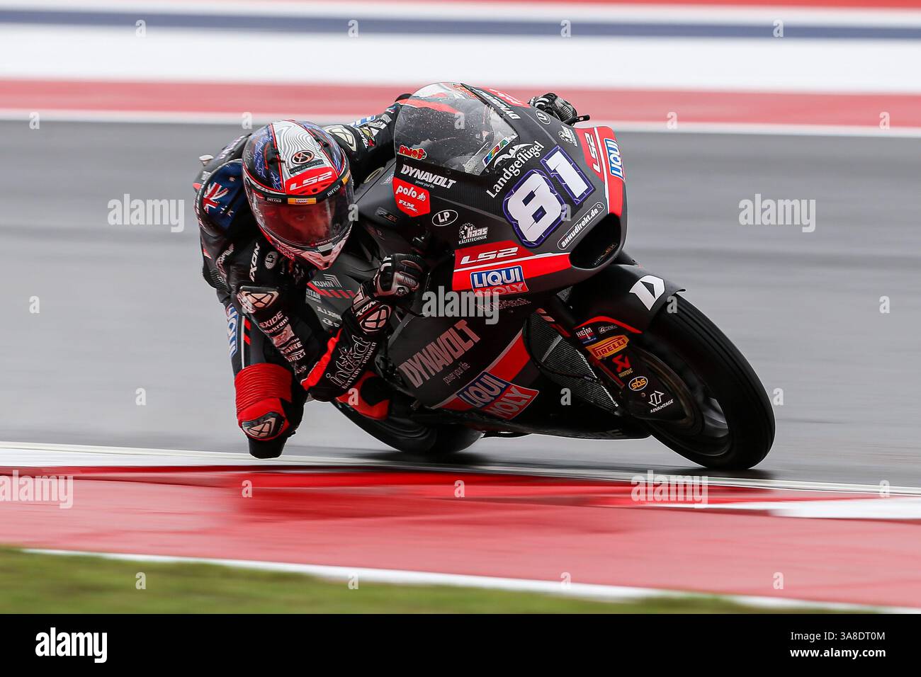Austin, Texas, USA. 28th Mar, 2025. Senna Agius (81) in action practicing, before the Red Bull ...