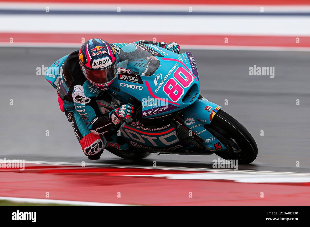 Austin, Texas, USA. 28th Mar, 2025. David Alonso (80) in action ...