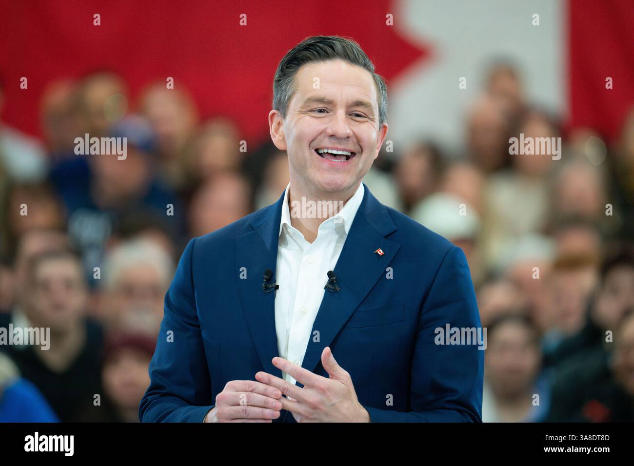 Conservative Party of Canada leader Pierre Poilievre speaks at a Canada ...
