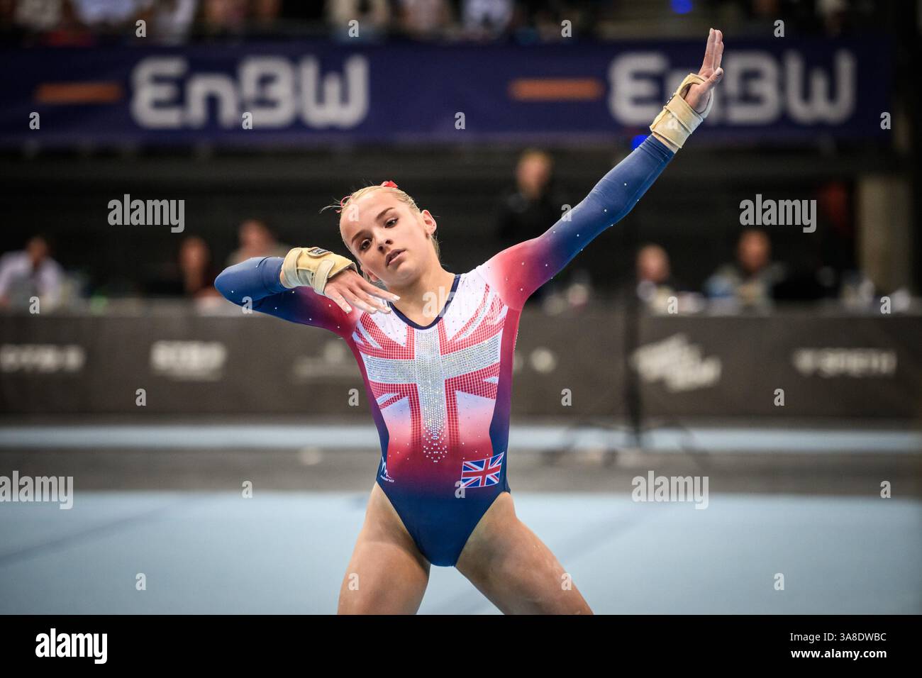 Stuttgart, Deutschland. 28th Mar, 2025. Grace Davies (GBR) - Boden/40 ...
