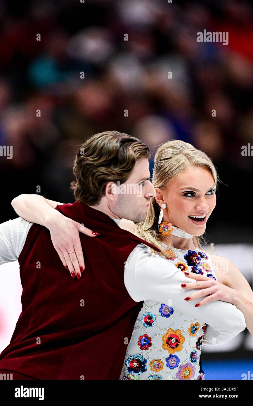 Boston, USA. 28th Mar 2025. Phebe BEKKER & James HERNANDEZ (GBR ...