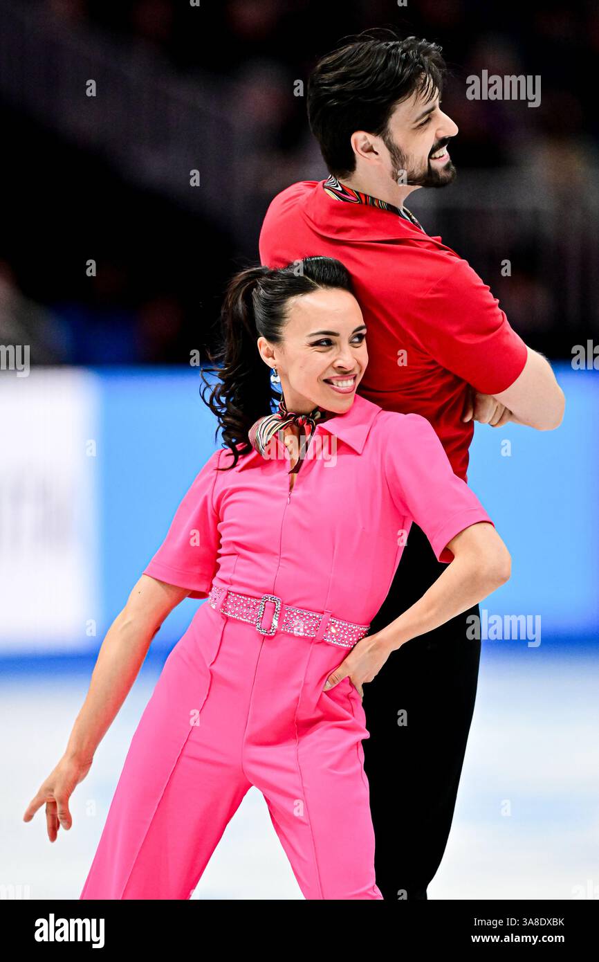 Boston, USA. 28th Mar 2025. Jennifer JANSE VAN RENSBURG & Benjamin ...