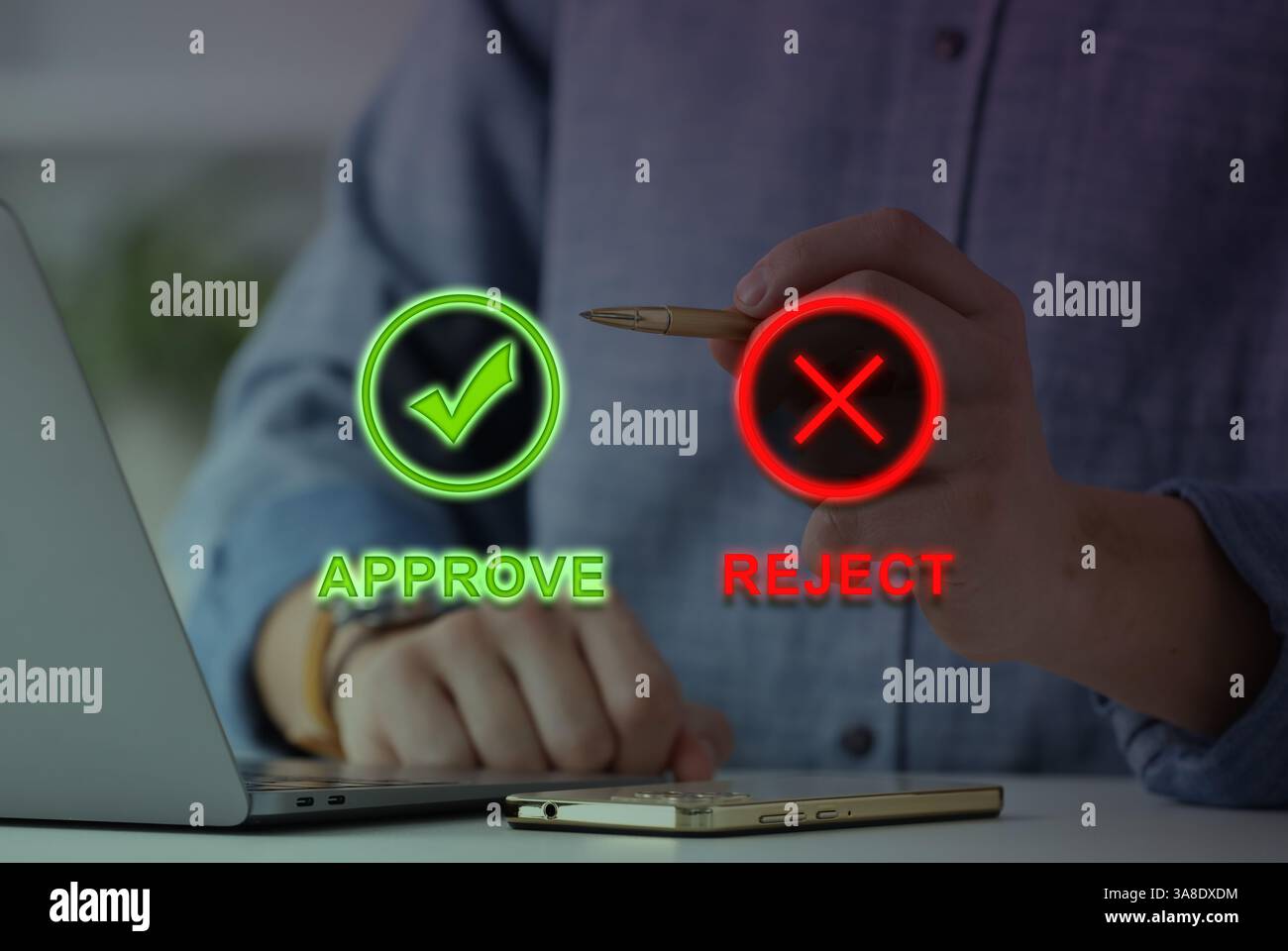 Approve reject symbol hi-res stock photography and images - Alamy