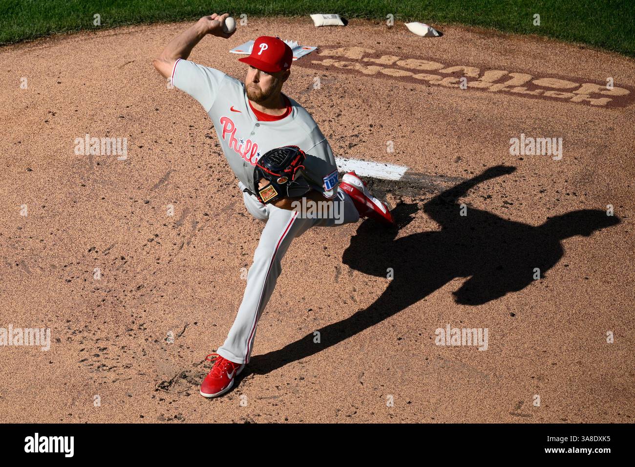 Philadelphia Phillies starting pitcher Zack Wheeler (45) in action ...