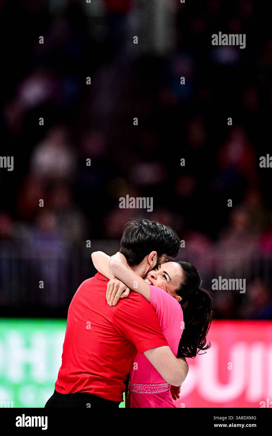 Boston, USA. 28th Mar 2025. Jennifer JANSE VAN RENSBURG & Benjamin ...