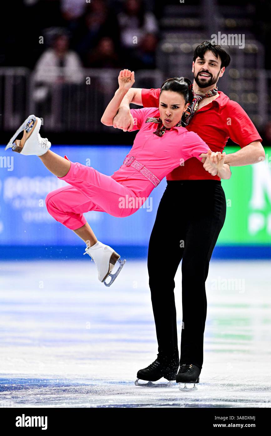 Boston, USA. 28th Mar 2025. Jennifer JANSE VAN RENSBURG & Benjamin ...