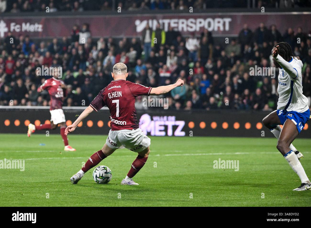 07 Gauthier HEIN (fcm) during the Ligue 2 BKT match between Metz and ...