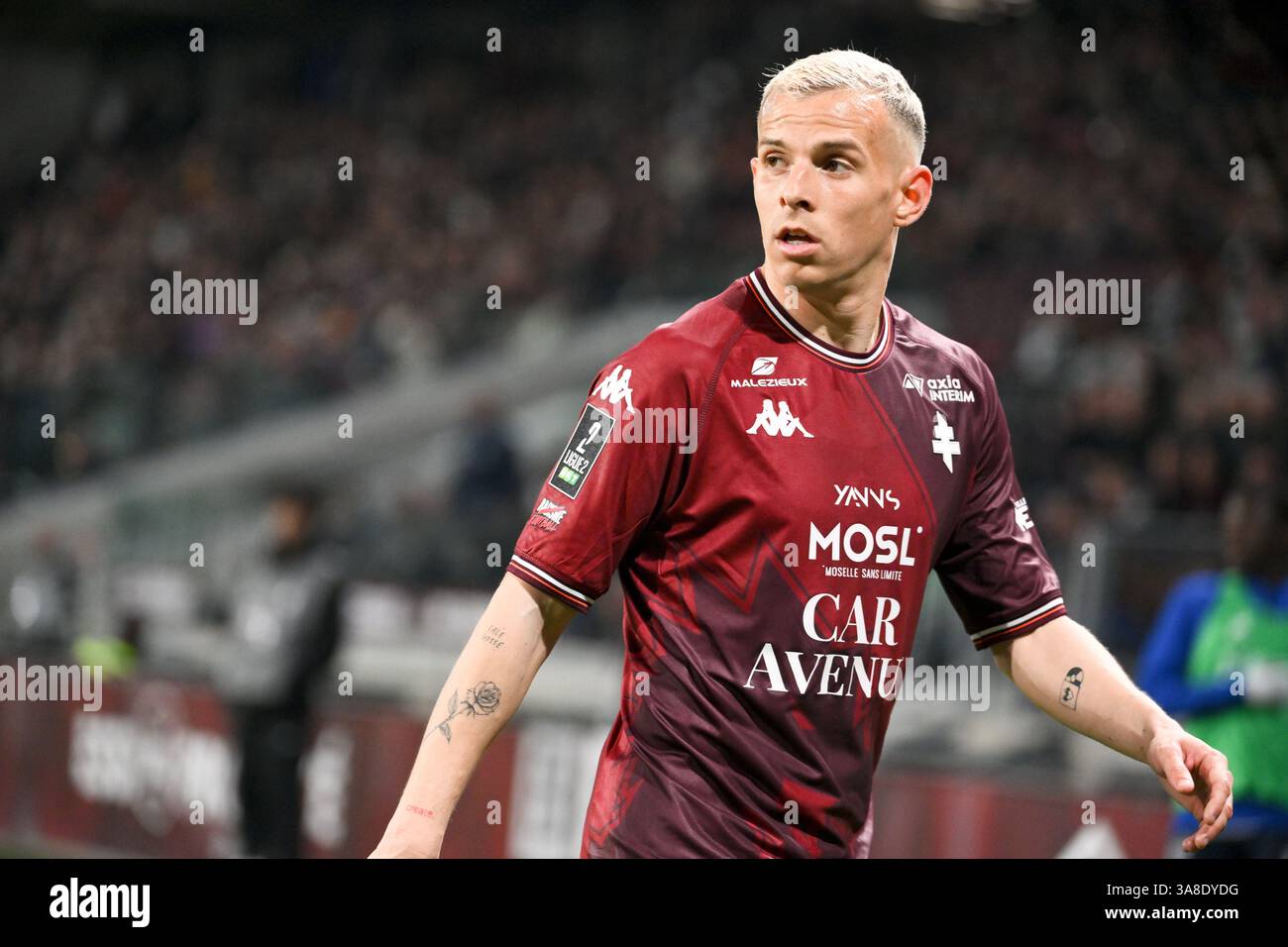 07 Gauthier HEIN (fcm) during the Ligue 2 BKT match between Metz and ...