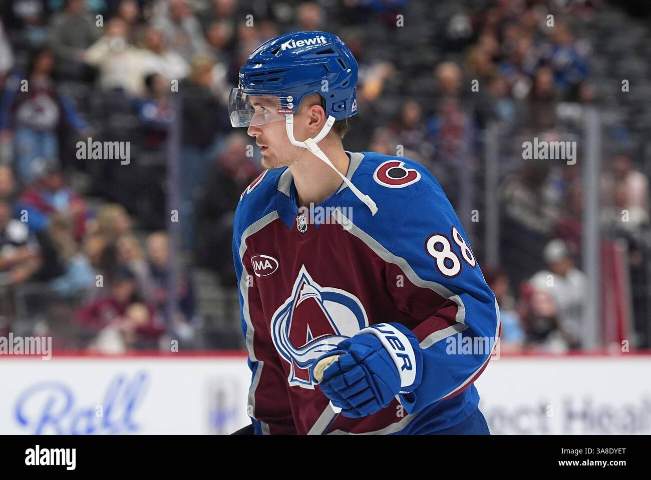 Colorado Avalanche center Martin Necas (88) in the second period of an ...