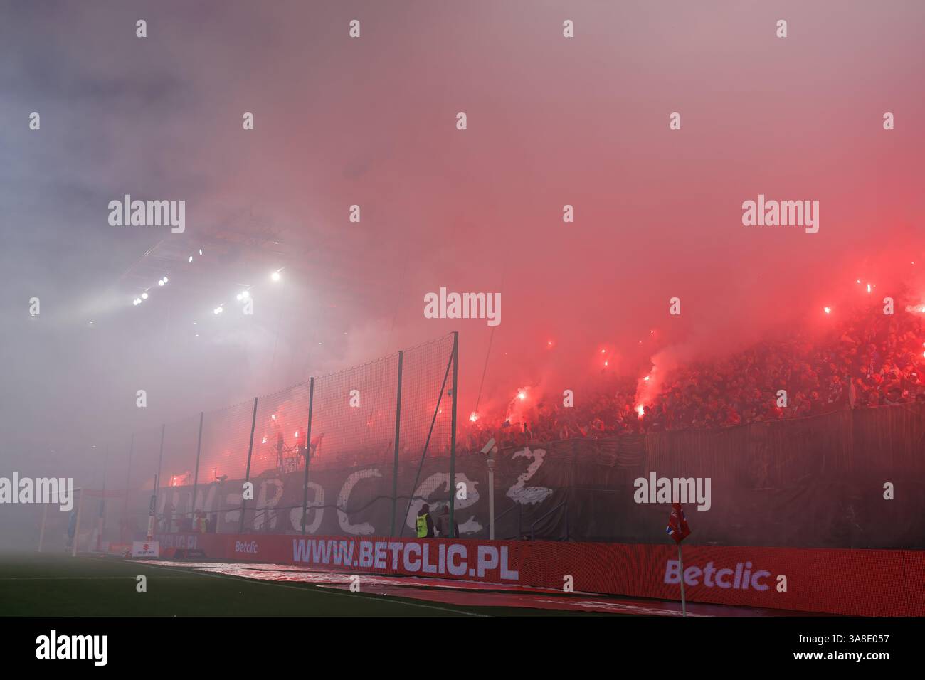 KRAKOW, POLAND, Mar 28 2025, A FOOTBALL MATCH BETWEEN WISLA KRAKOW AND ...