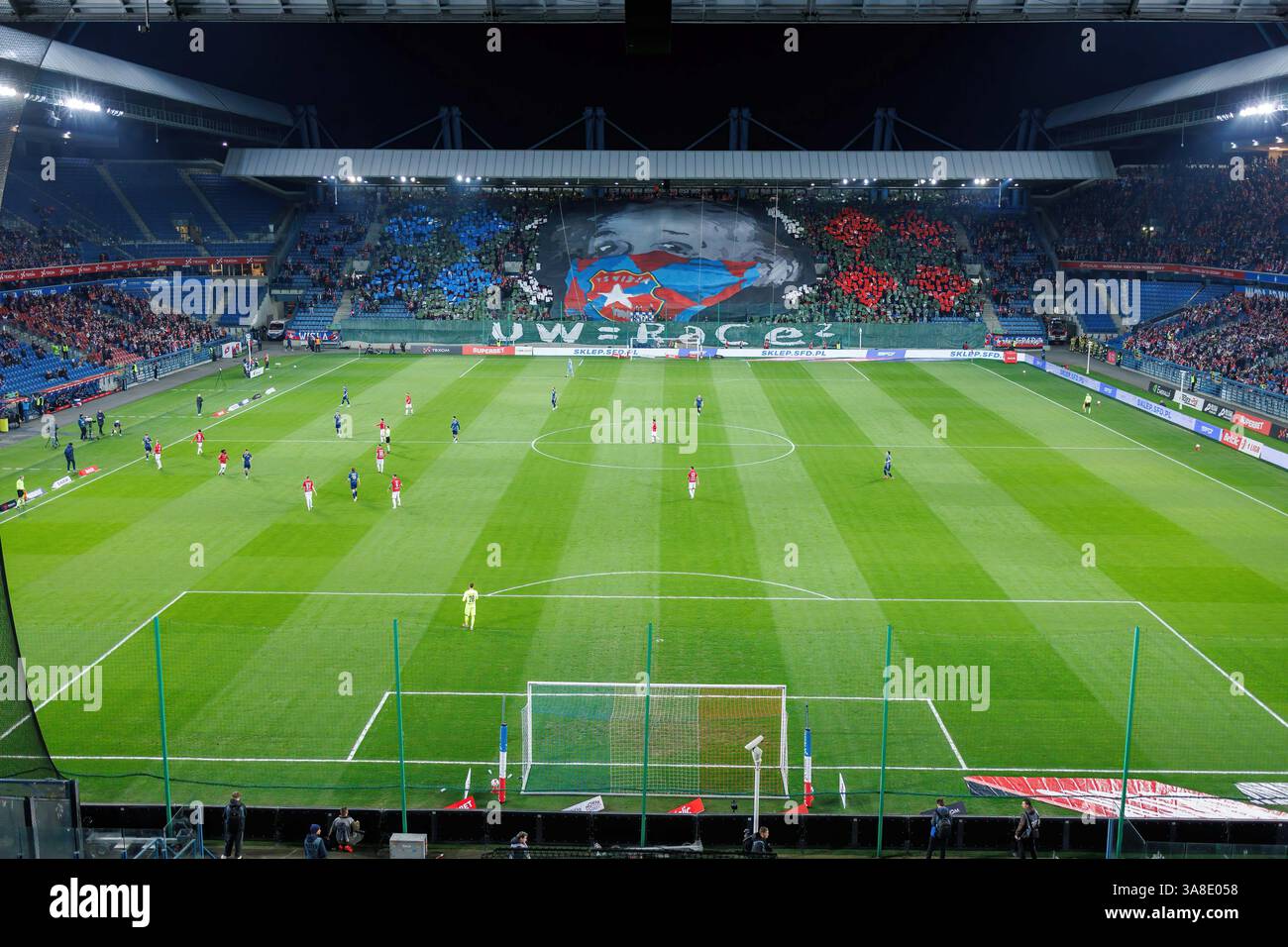 KRAKOW, POLAND, Mar 28 2025, A FOOTBALL MATCH BETWEEN WISLA KRAKOW AND ...