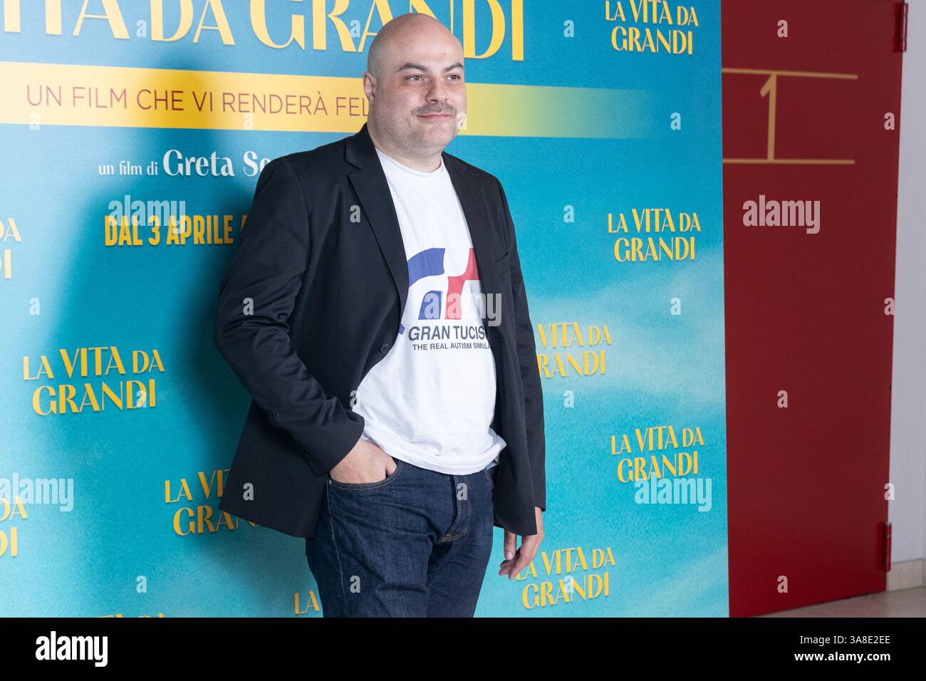 Rome, Italy. 28th Mar, 2025. Actor Yuri Tuci attends the photocall of ...