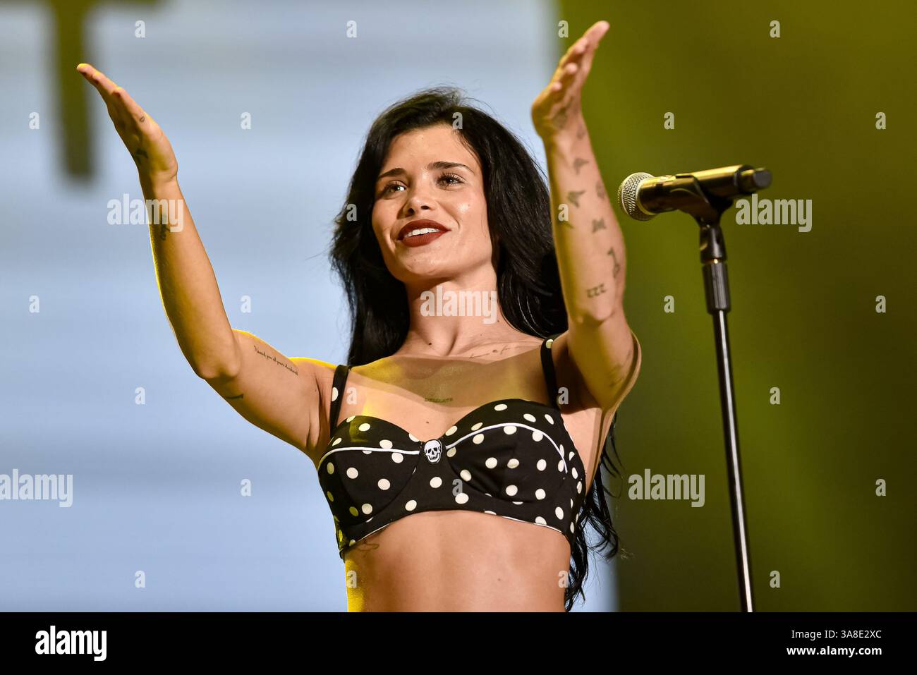 Sao Paulo, Brazil. 28th Mar, 2025. SAO PAULO(SP), 03/28/2025 - CULTURE/LOLLAPALOOZA - Singer ...