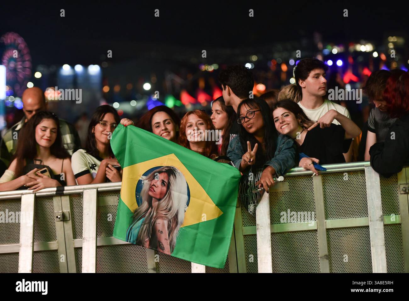 Sao Paulo, Brazil. 28th Mar, 2025. SAO PAULO(SP), 03/28/2025 - CULTURE/LOLLAPALOOZA - Public ...
