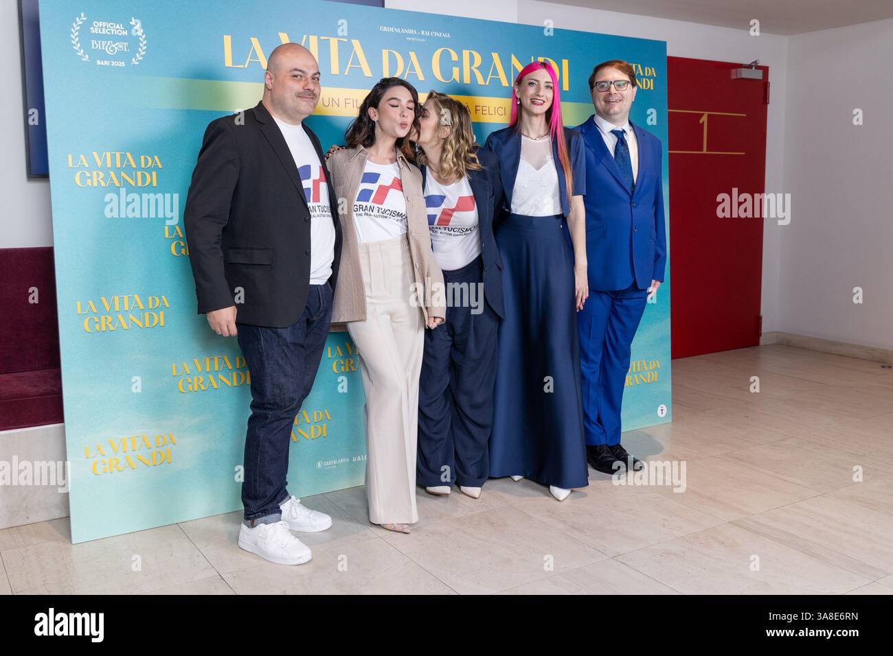 Rome, Italy. 28th Mar, 2025. Matilda De Angelis, Greta Scarano, Yuri ...