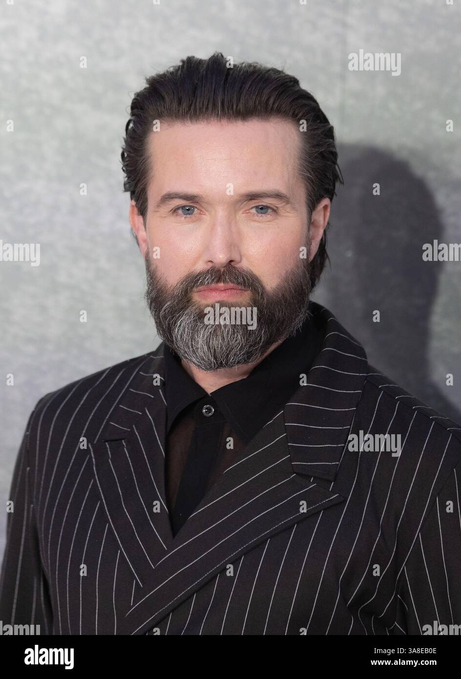 Double breasted grey pinstripe jacket hi-res stock photography and ...