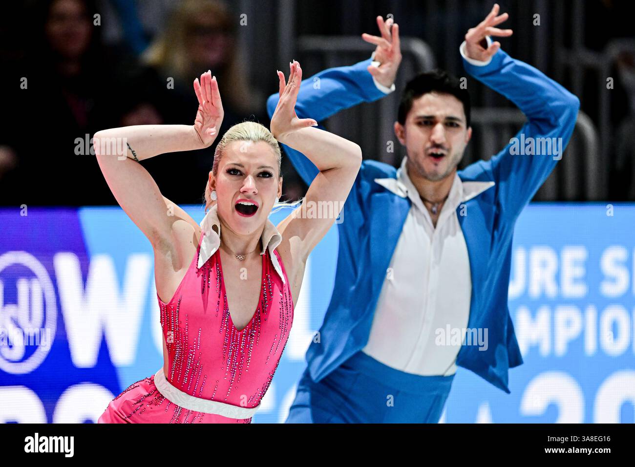 Boston, USA. 28th Mar 2025. Marjorie LAJOIE & Zachary LAGHA (CAN ...
