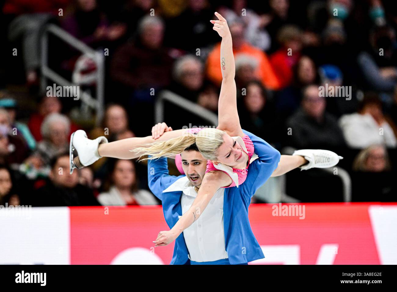 Boston, USA. 28th Mar 2025. Marjorie LAJOIE & Zachary LAGHA (CAN ...