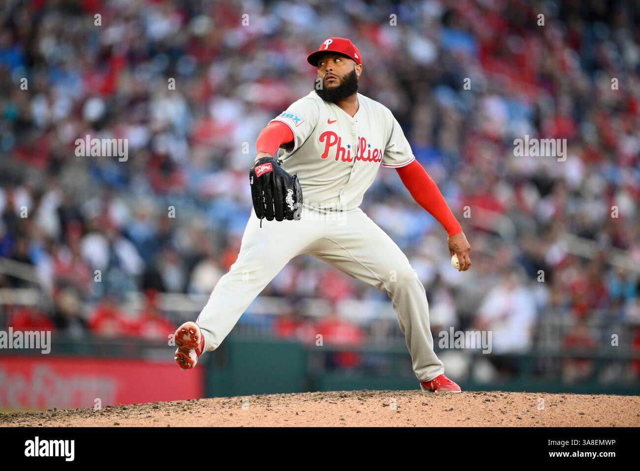 Philadelphia Phillies relief pitcher Jose Alvarado (46) in action ...