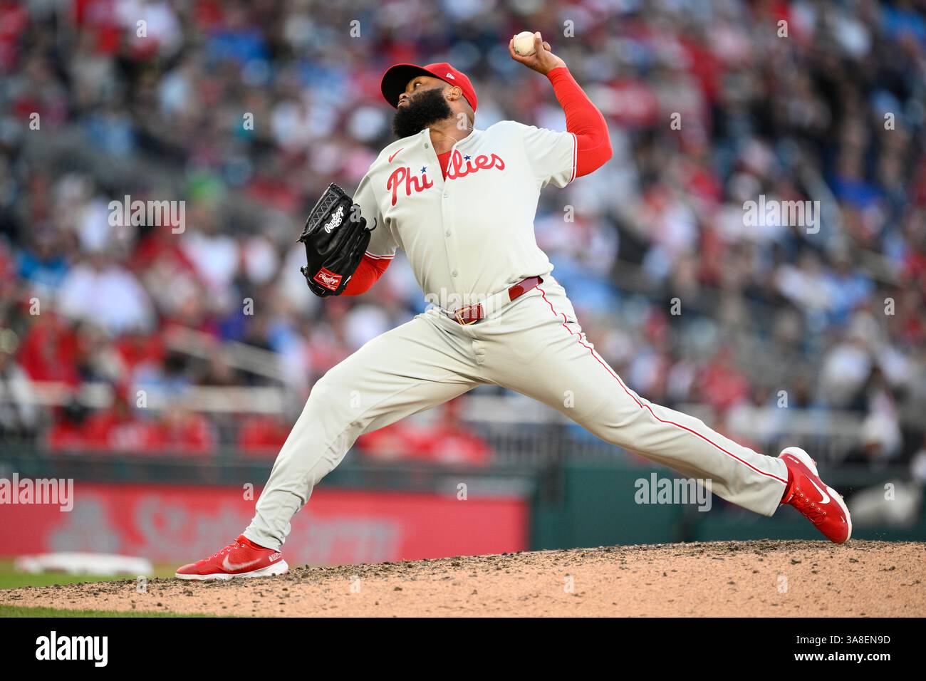 Philadelphia Phillies relief pitcher Jose Alvarado (46) in action ...