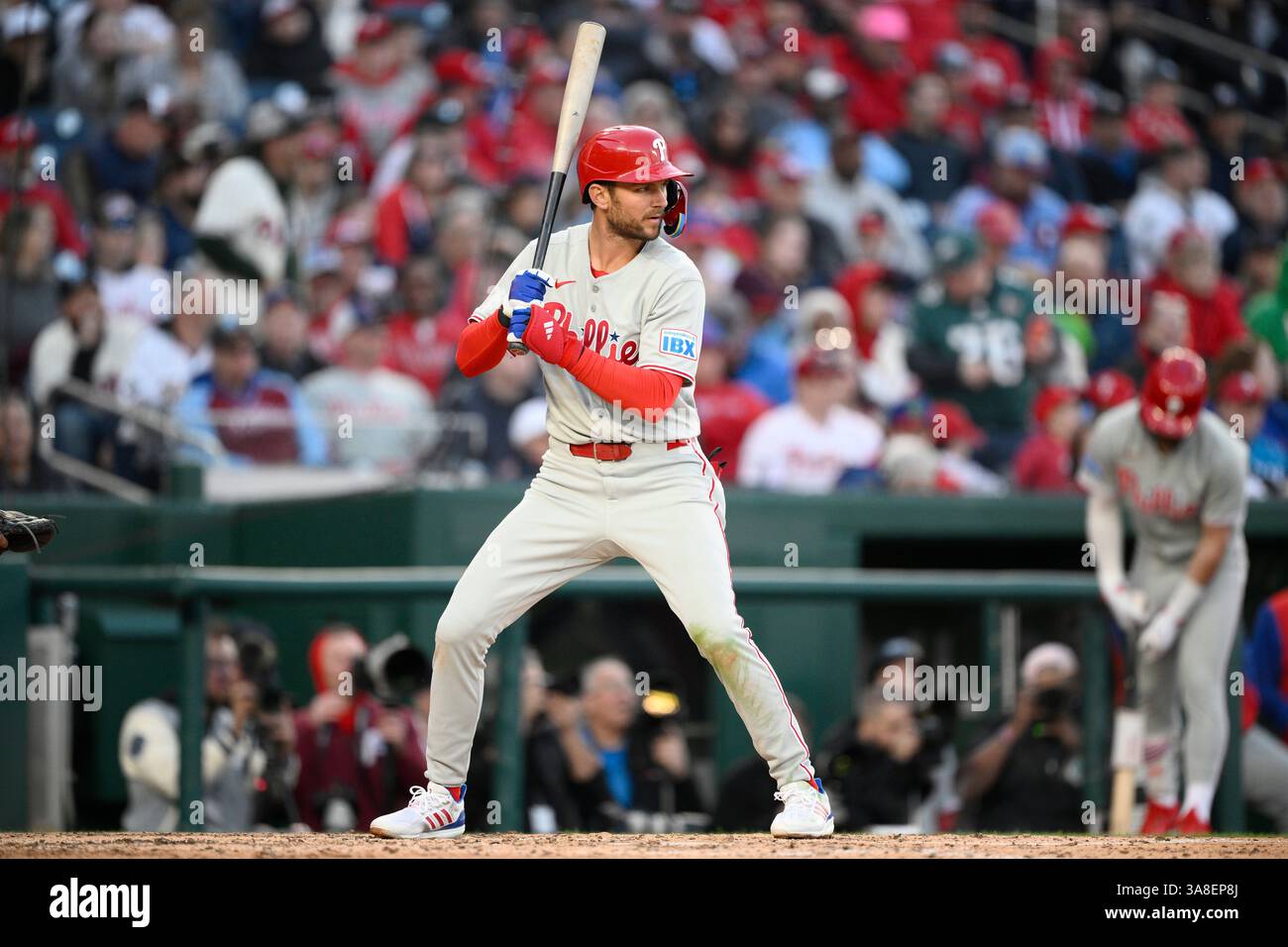 Philadelphia Phillies' Trea Turner in action during an opening-day ...