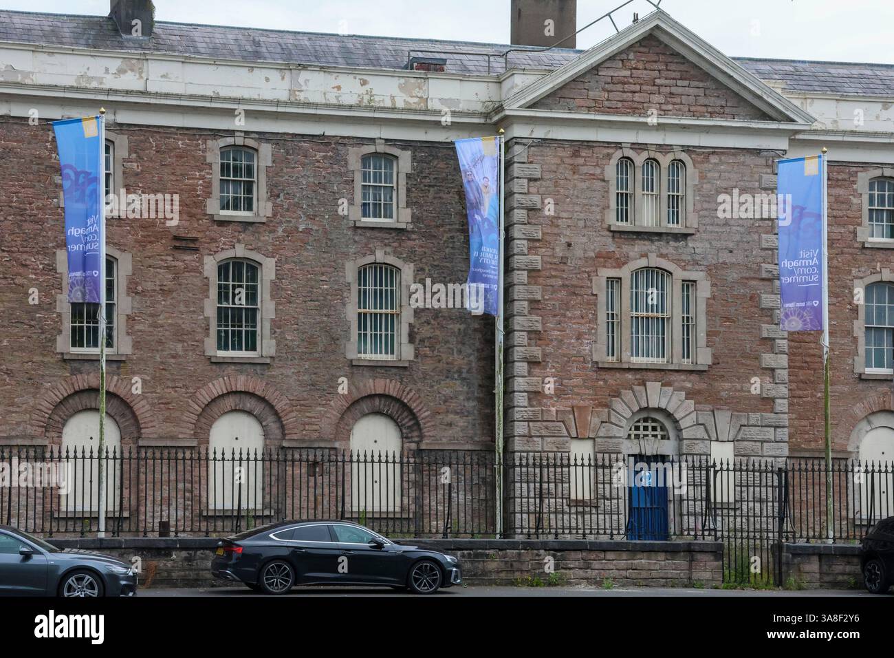 Former Northern Ireland prison HM Prison Armagh front view of Armagh ...