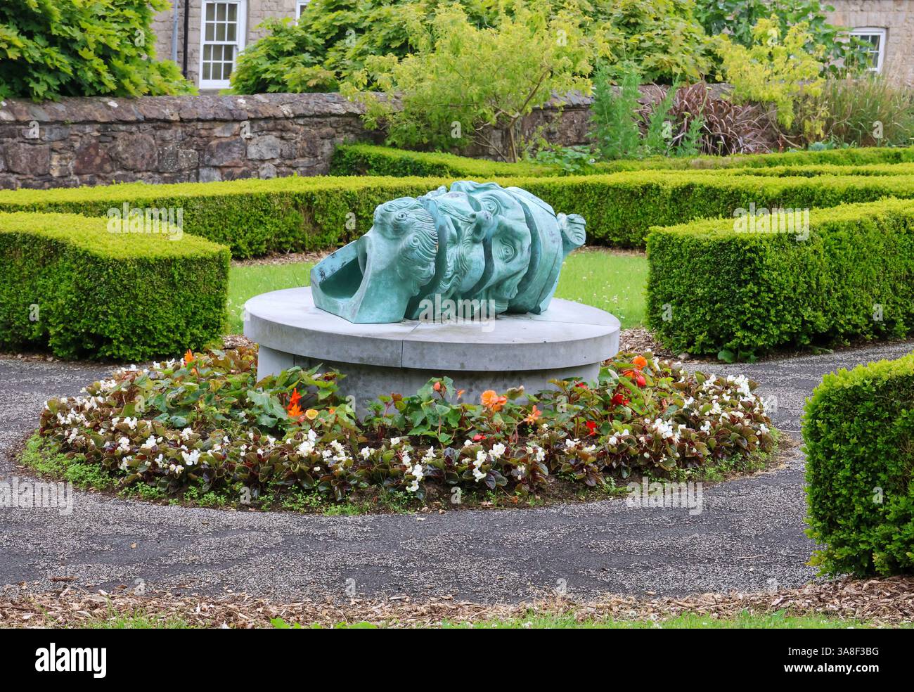 Commemorative statue Armagh head of Brian Boru Armagh City, St Patricks ...