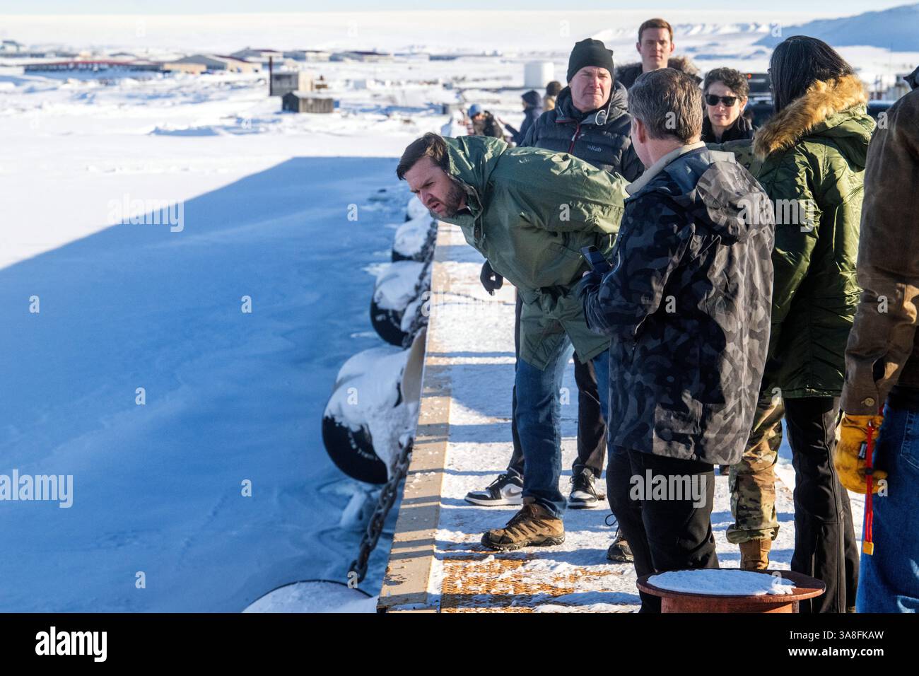 Vice President JD Vance tours the U.S. military's Pituffik Space Base ...