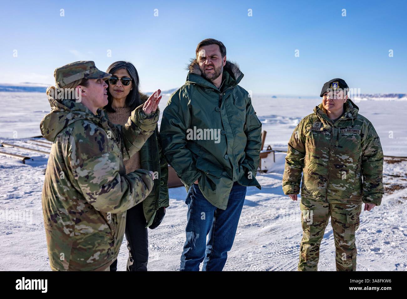 Vice President JD Vance and second lady Usha Vance tour the U.S ...