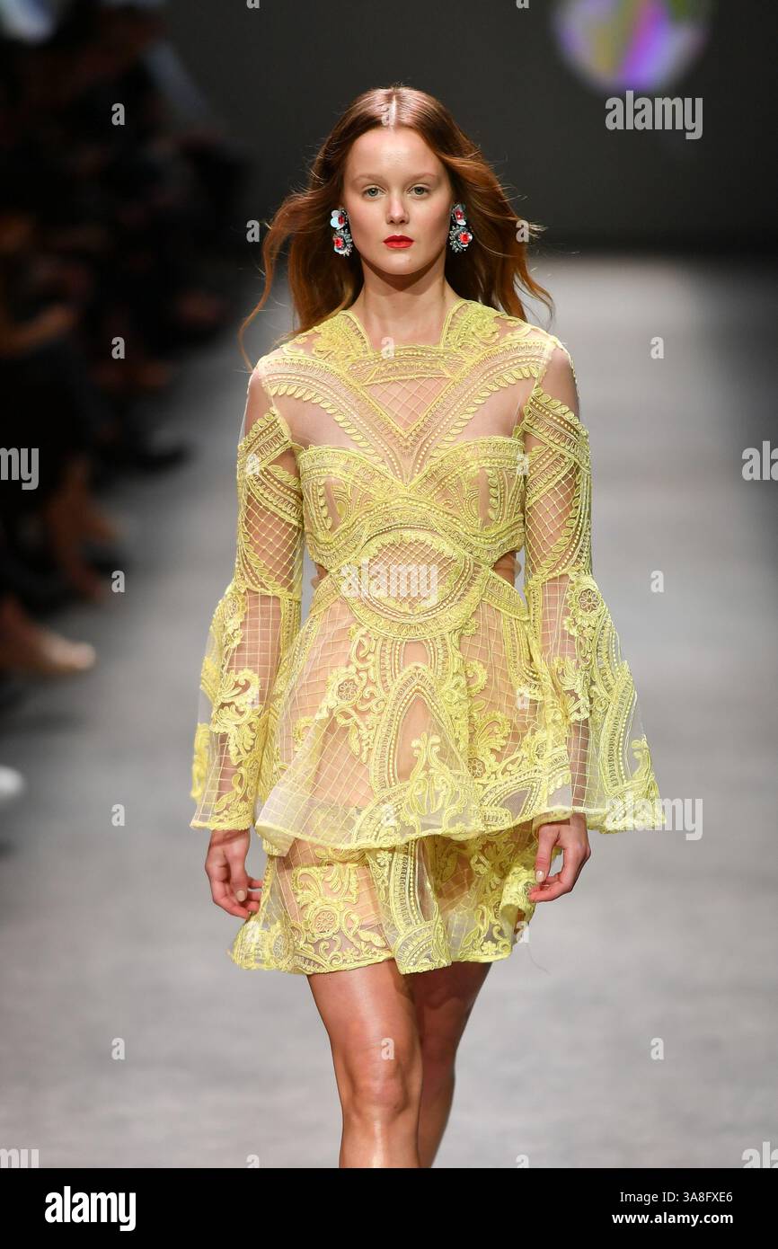 September 6, 2017 - Melbourne, Victoria, Australia - Models parade the ...