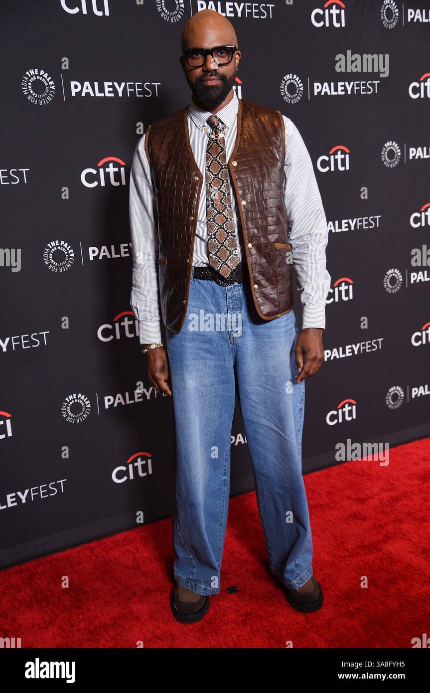 Carl Clemons-Hopkins arrives at a screening of "Hacks" during PaleyFest ...