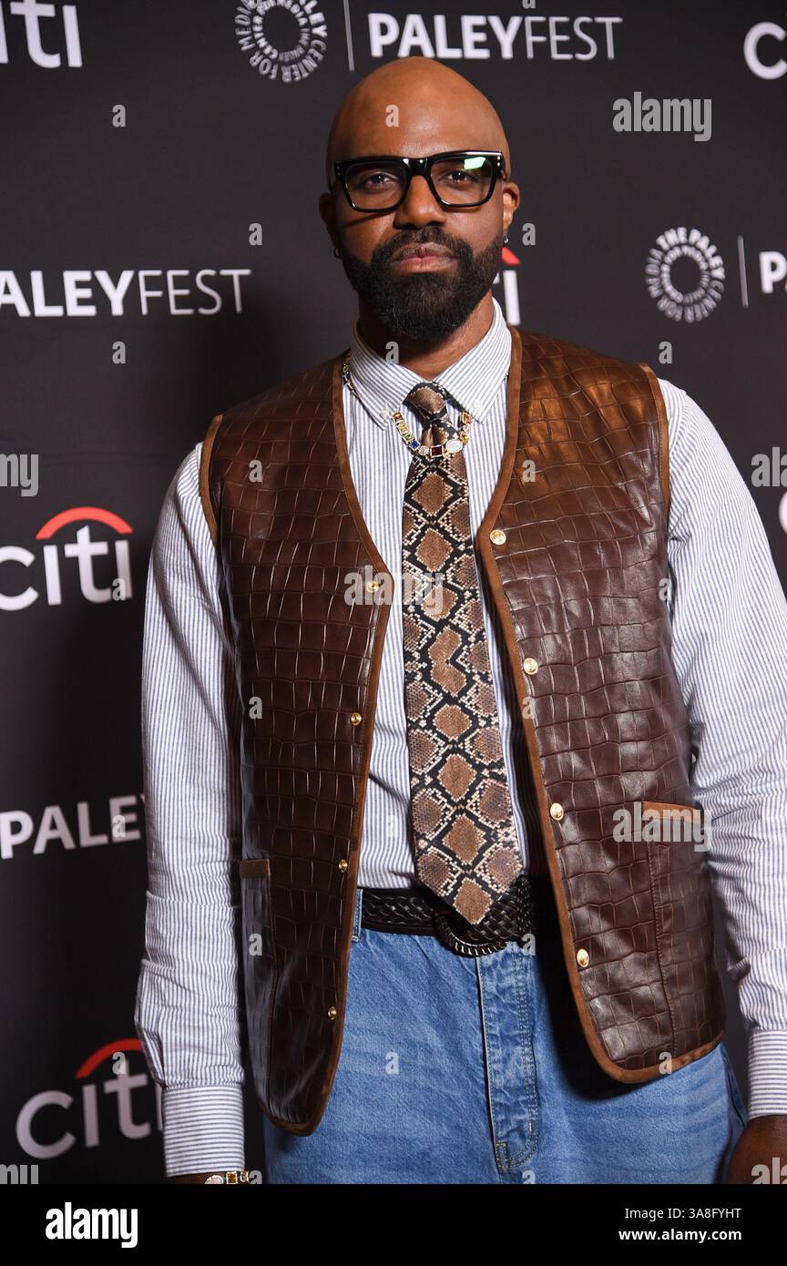 Carl Clemons-Hopkins arrives at a screening of "Hacks" during PaleyFest ...