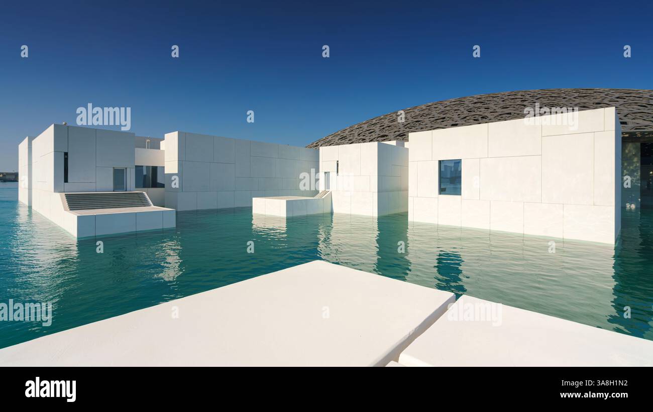 Abu Dhabi, United Arab Emirates - Jan 10 2024, Panoramic view of the ...