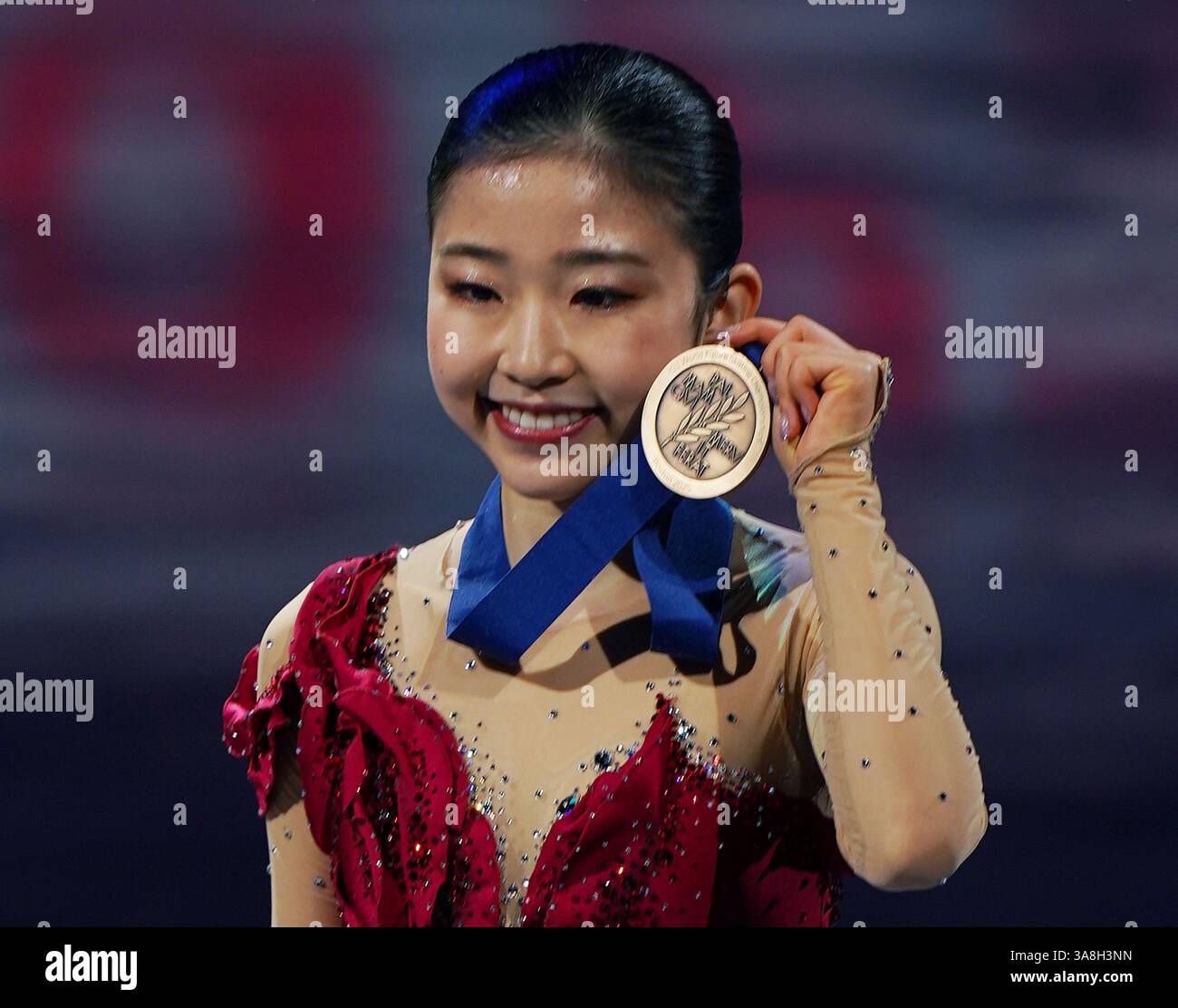 Boston, United States. 28th Mar, 2025. Bronze medalist in the Women's ...