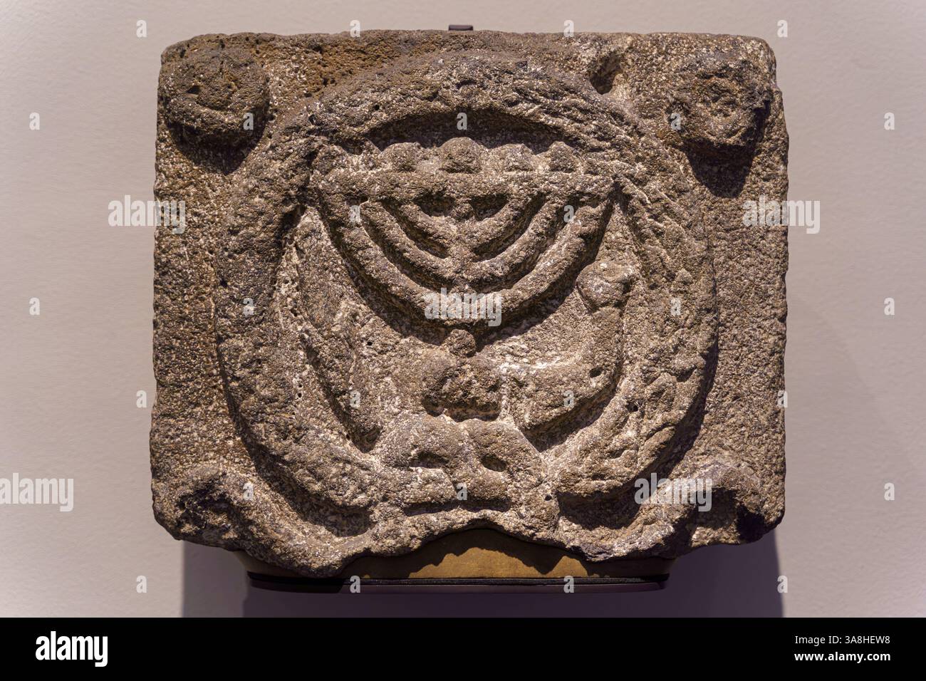 Abu Dhabi, United Arab Emirates - Jan 17 2024, close-up view of a stone ...