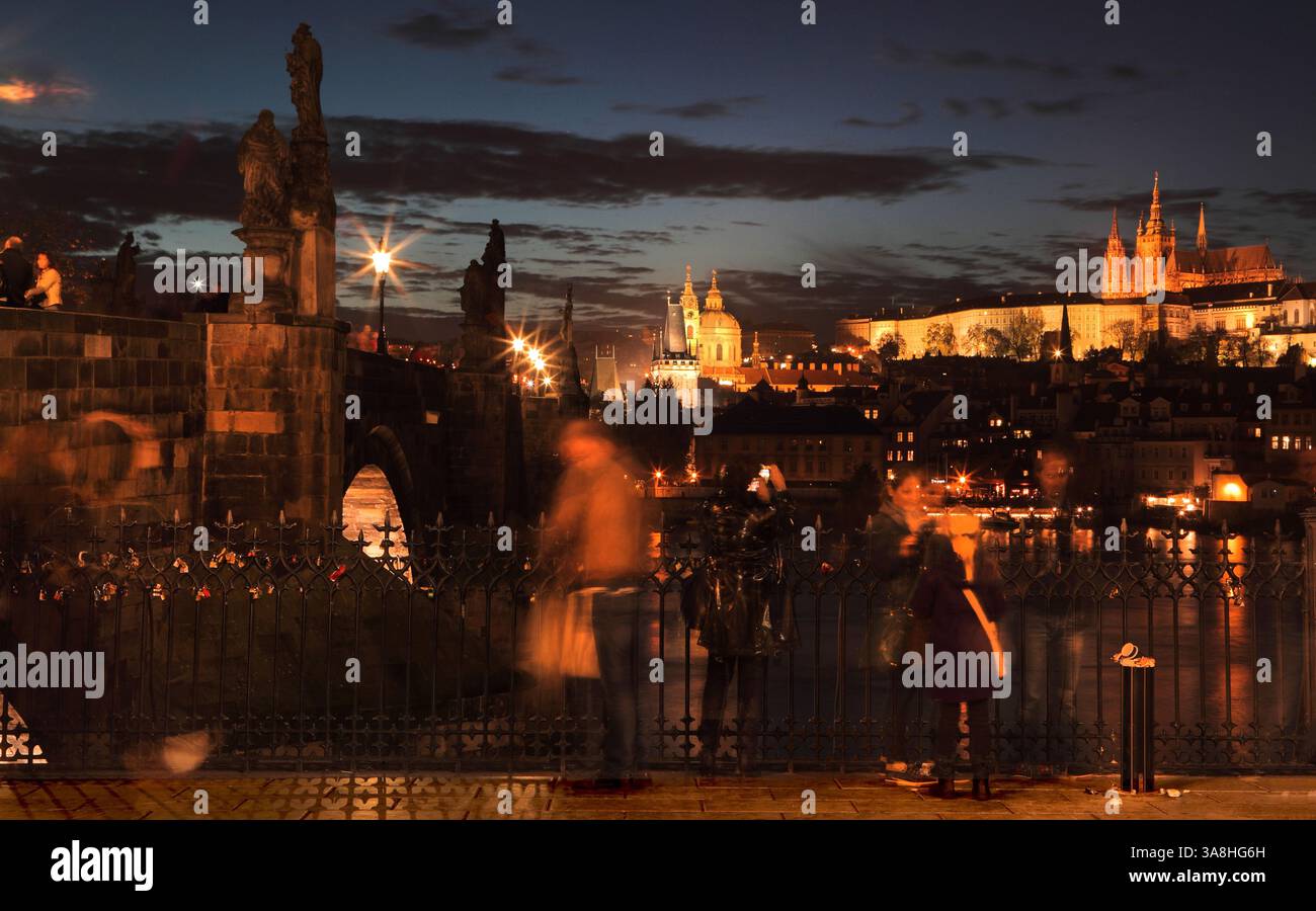 October 22, 2013 - Prague - View of the Lesser Quarter or Mala Strana ...