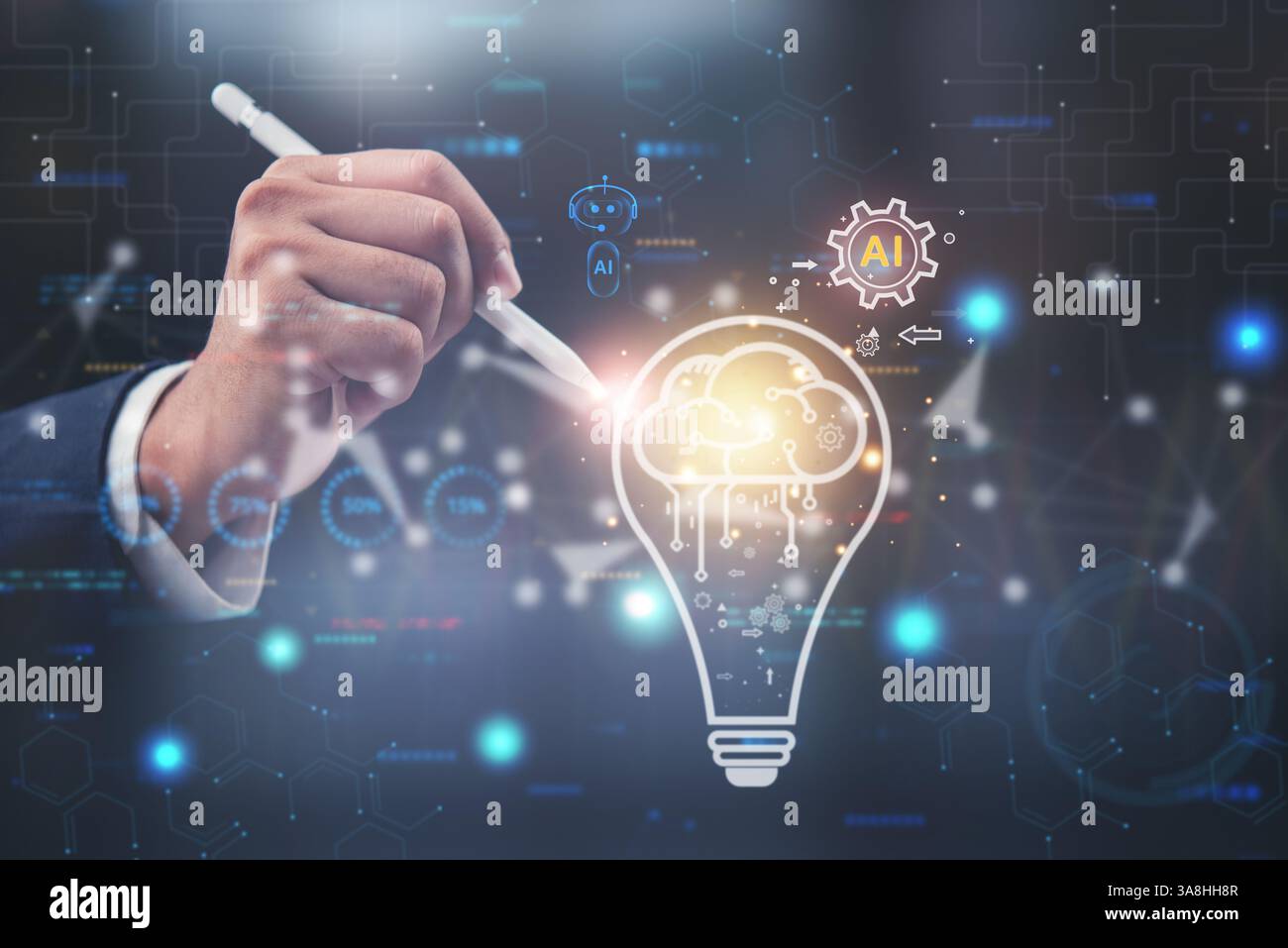 Ai powered leadership development hi-res stock photography and images ...