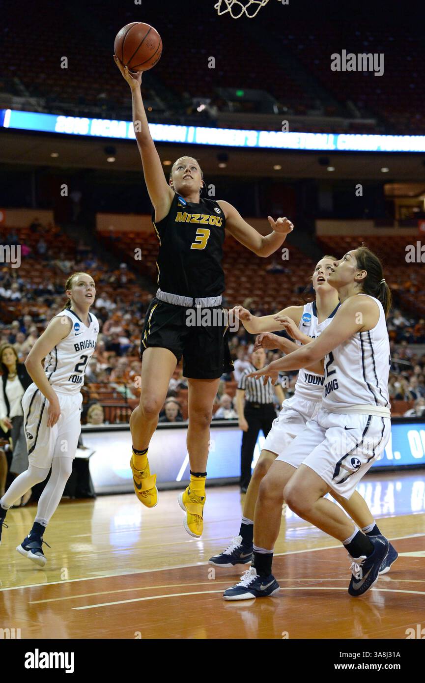 March 19, 2016.. Sophie Cunningham #3 of the Mizzou Tigers in action vs ...
