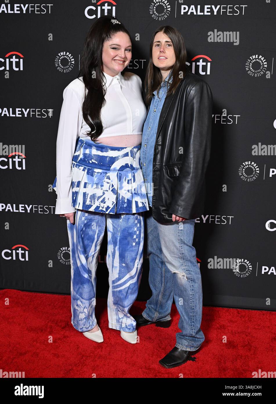 Megan Stalter and Maddie Allen arriving to “Hacks” durning the 2025 ...