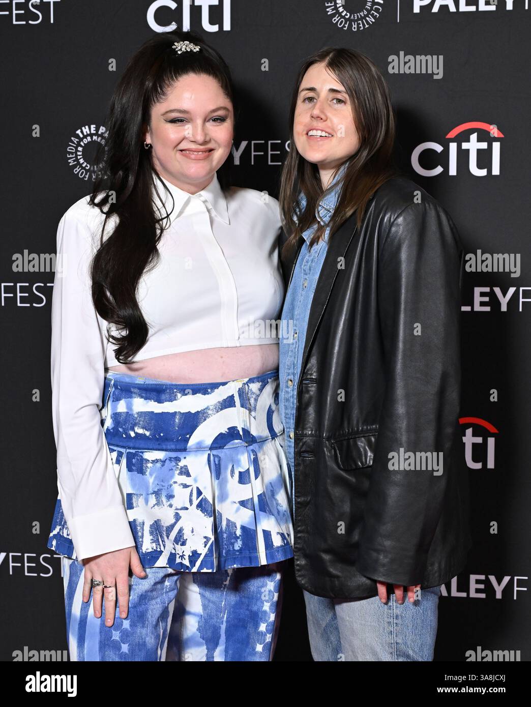 Hollywood, USA. 28th Mar, 2025. Megan Stalter and Maddie Allen arriving ...